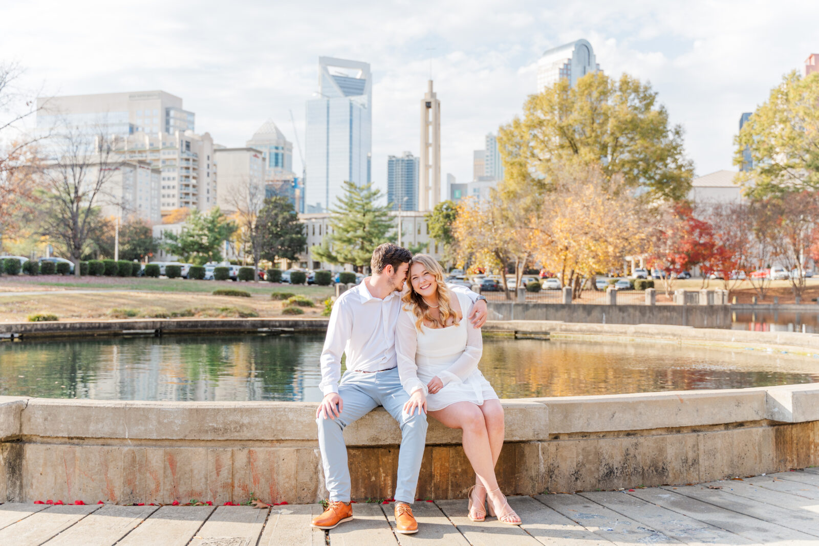 An Uptown Charlotte Engagement Session - thelilaclionphotography.com